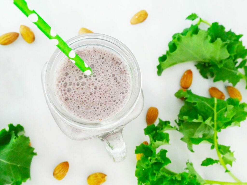 Ultimate blueberry kale smoothie recipe - No Fuss Kitchen
