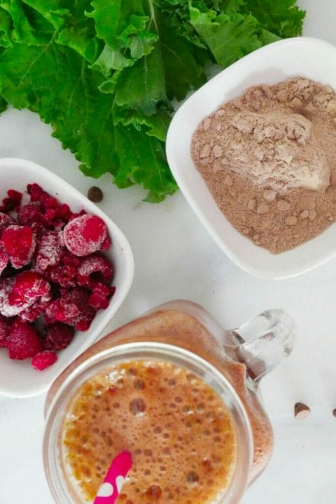 Super healthy kale berry smoothie recipe for weight loss (+ TIPS!) - No ...