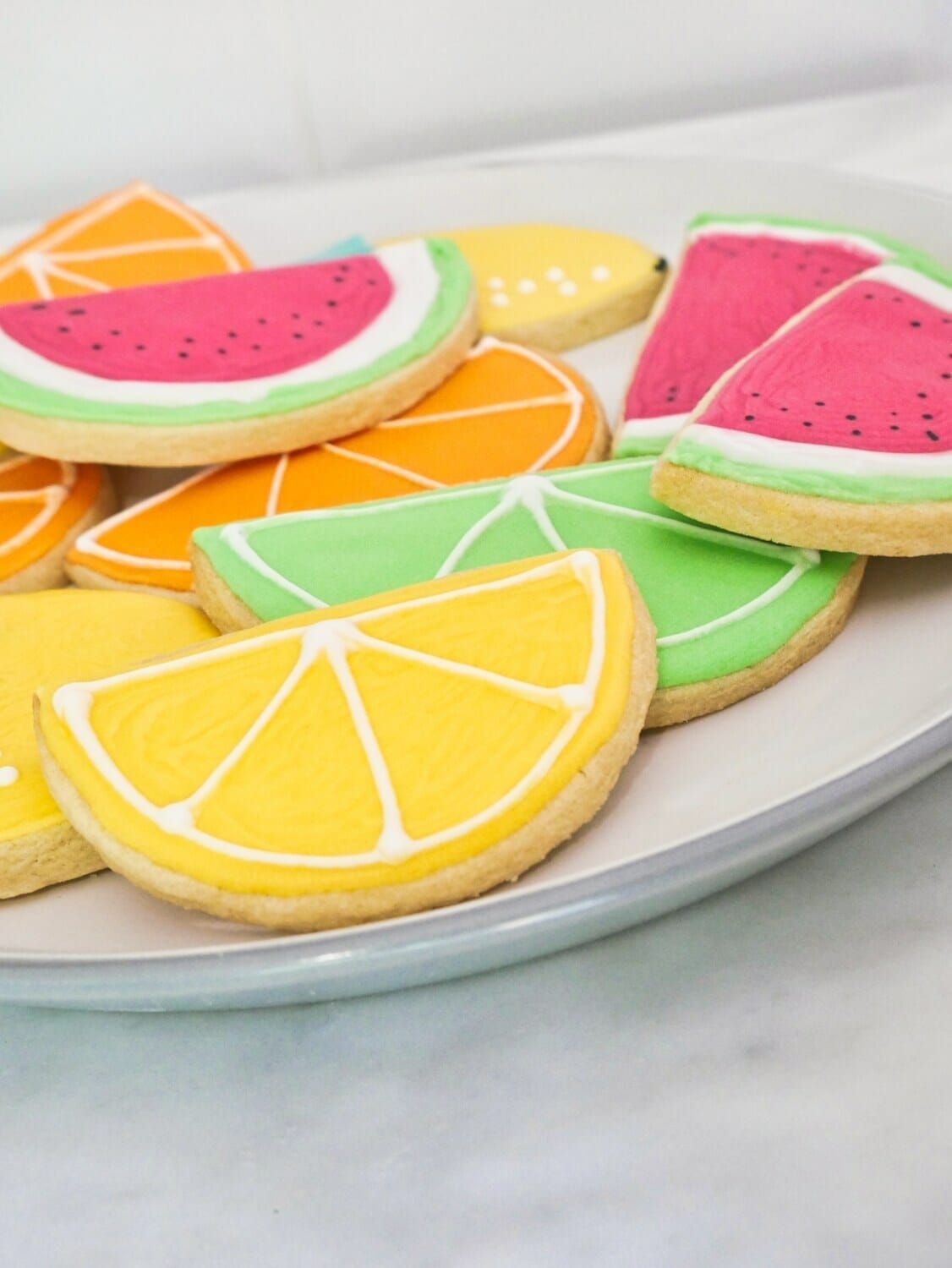Cute Decorated Flower Cookies with Royal Icing - No Fuss Kitchen
