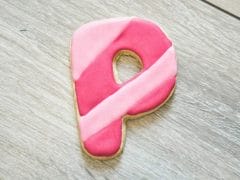 Decorated Alphabet Letter Cookies - No Fuss Kitchen