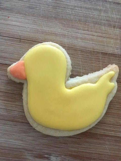 Adorable Decorated Duck Cookies - No Fuss Kitchen